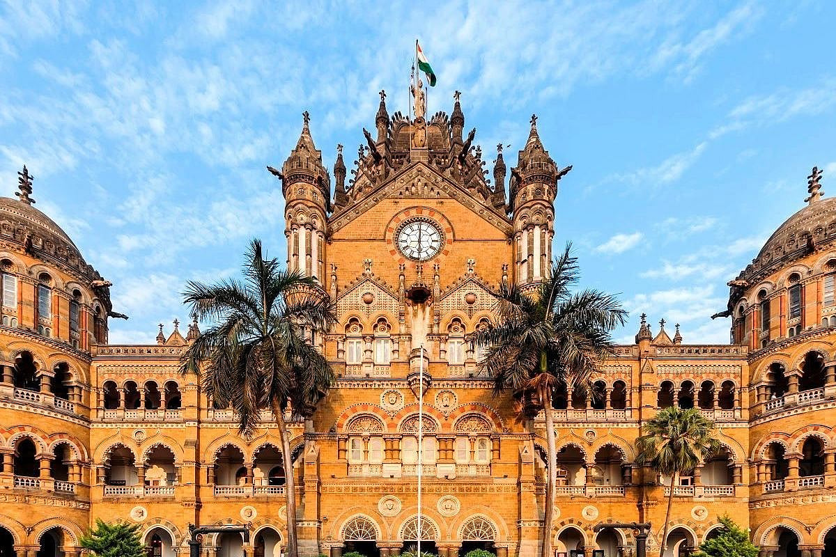 Chhatrapati Shivaji Maharaj Terminus (CSMT) railway station ...