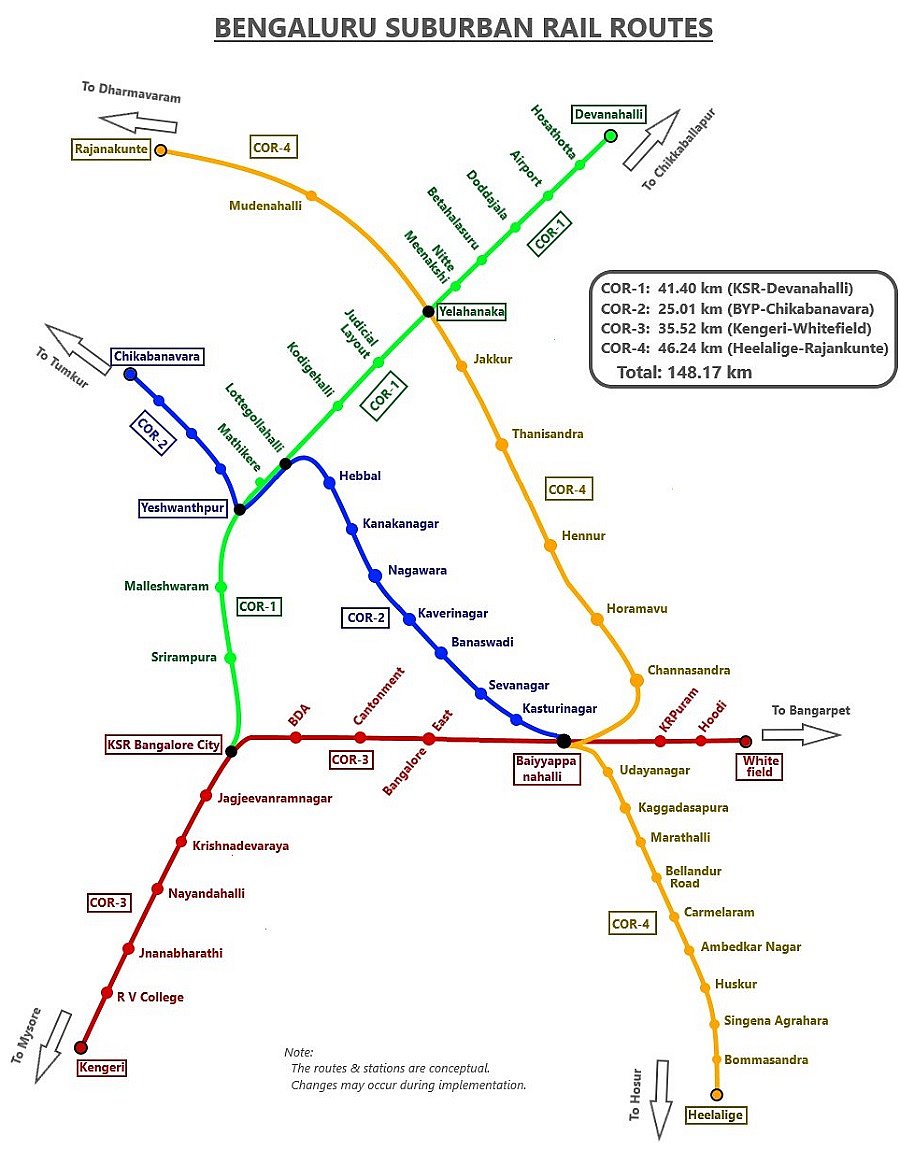 Bengaluru Suburban Rail: Construction Of Byappanahalli-Chikkabanavara Corridor To Commence As K ...
