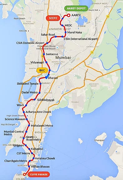 Tracking Mumbai Metro Line 3: With 84 Per Cent Work Completed, Phase 1 ...
