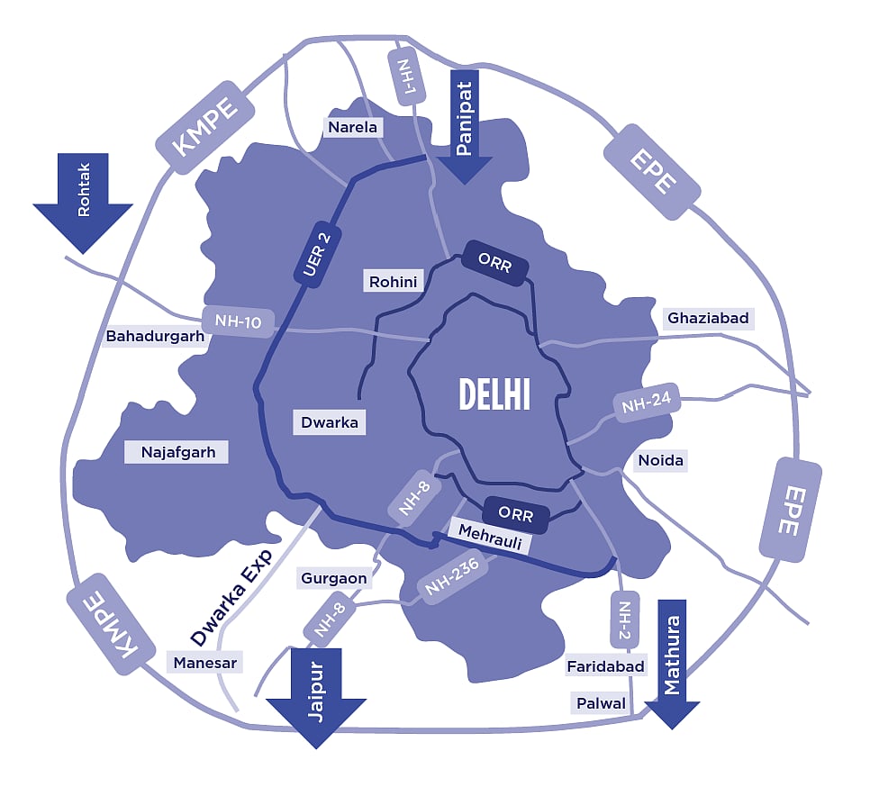 UER-II: Significance Of Delhi's Third Ring Road And How It Will ...