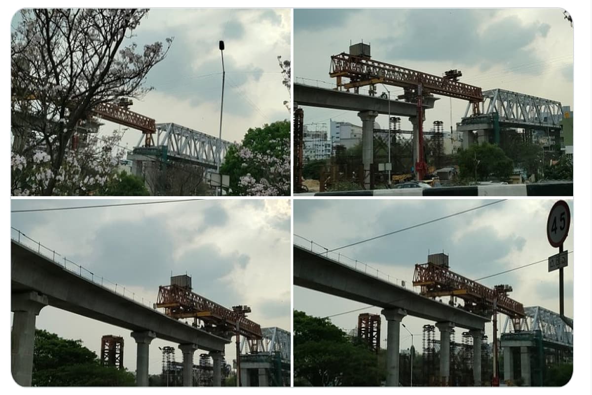 Bangalore Metro: First Set Of U-Girders Installed To Link Airport With ...