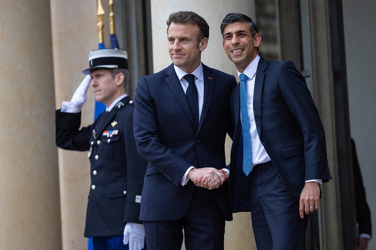 UK PM Rishi Sunak, French President Macron Agree On New Deal On Illegal ...