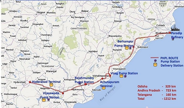 Paradip-Hyderabad Pipeline: IOCL’s Rs 3,328 Crore Project Nears ...