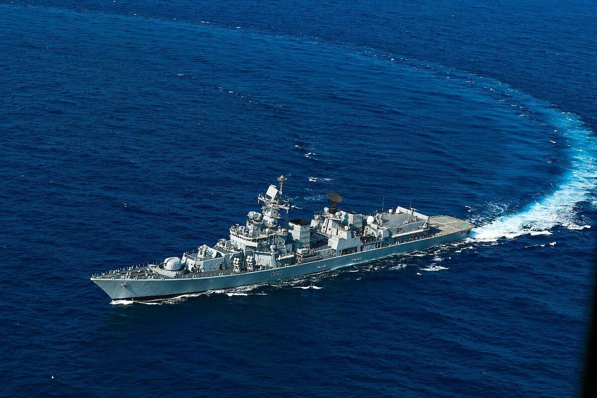 Minor Fire Reported At Indian Navy's Delhi Class Destroyer 'INS Mysore ...