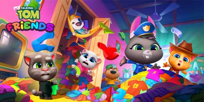 My Talking Tom Friends Virtual Pet Game by Outfit7 is Available Worldwide