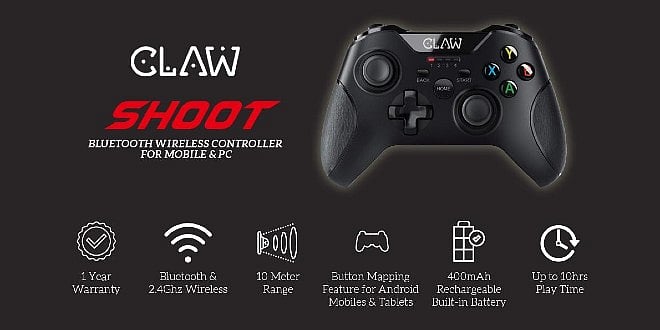 CLAW Unveils SHOOT Bluetooth Controller