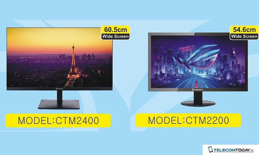 Consistent Brings Two New Ultra-slim FHD LED Monitors