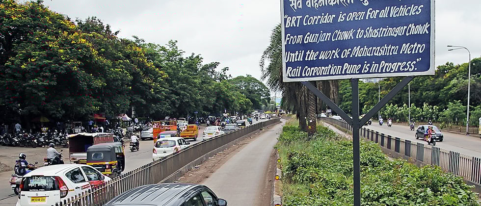Some BRTS corridors now open for all vehicles