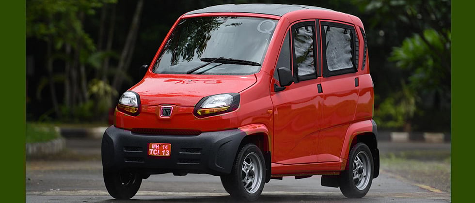 Now, quadricycle can be used as passenger vehicle