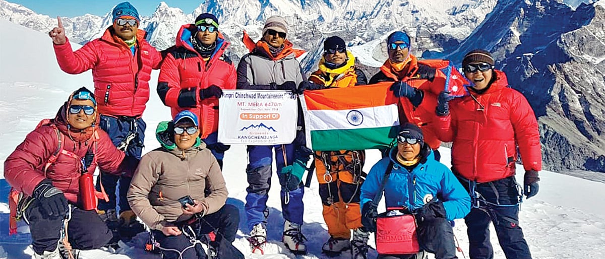 Expedition team bring stones from high altitude for study