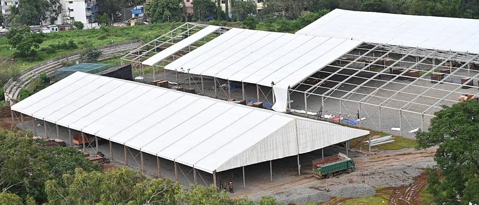 Pune: Have a glimpse of jumbo hospital facility at COEP ground