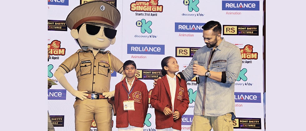 ICCW bravery award winners meet Rohit Shetty