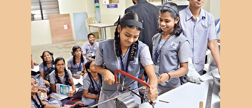 City NGO imparting skill devp training to school students