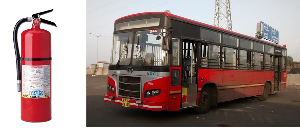 Fire extinguishers fitted in PMPML buses only to pass basic fitness tests
