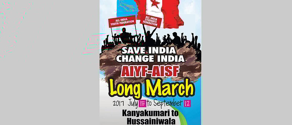 AISF, AIYF long march to enter city on Aug 7