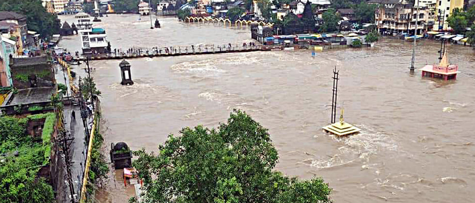 Godavari above danger mark, flood-like situation in Nashik