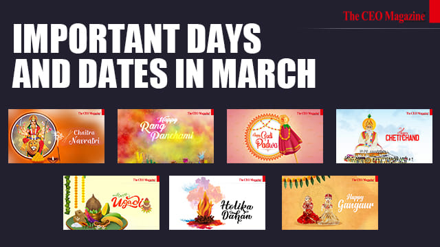 List of Holidays and Festivals in March 2023