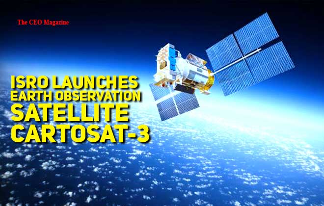 ISRO Launches Earth Observation Satellite CARTOSAT-3