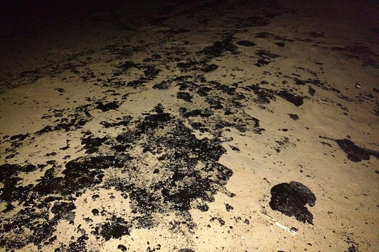 Oil spill from ships’ collision polluted 24 km of Chennai coastline ...