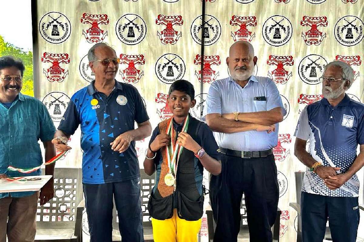 Coimbatore-based SM Yugan, youngest trap shooter in Tamil Nadu, bags 3 ...