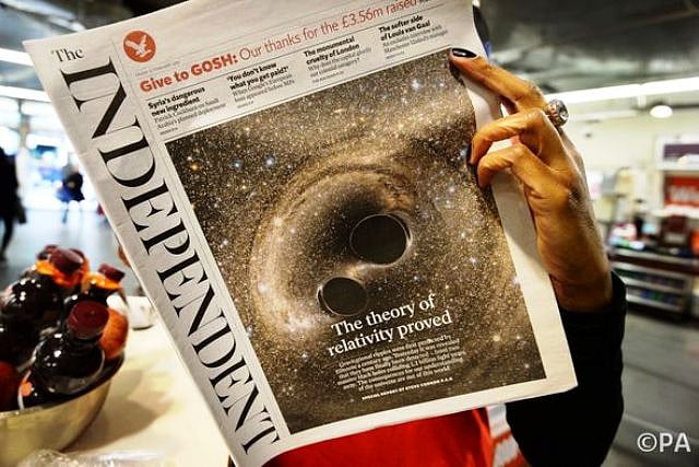 The Independent newspaper dies as it was born - in the white heat of ...