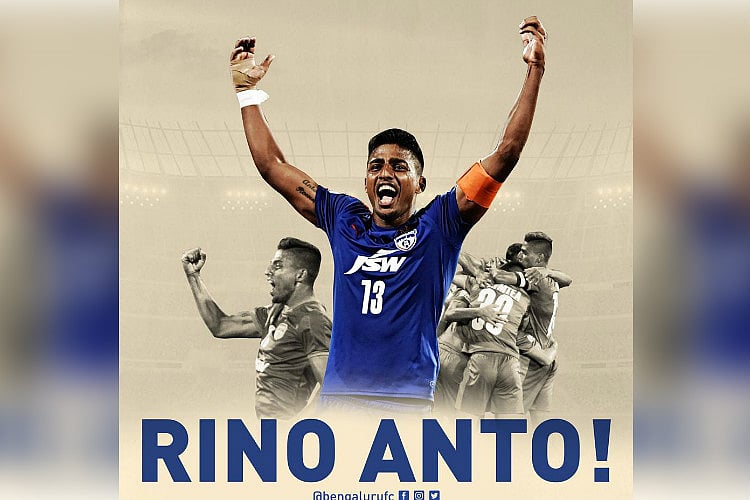 Full-back Rino Anto returns to Bengaluru FC for second stint