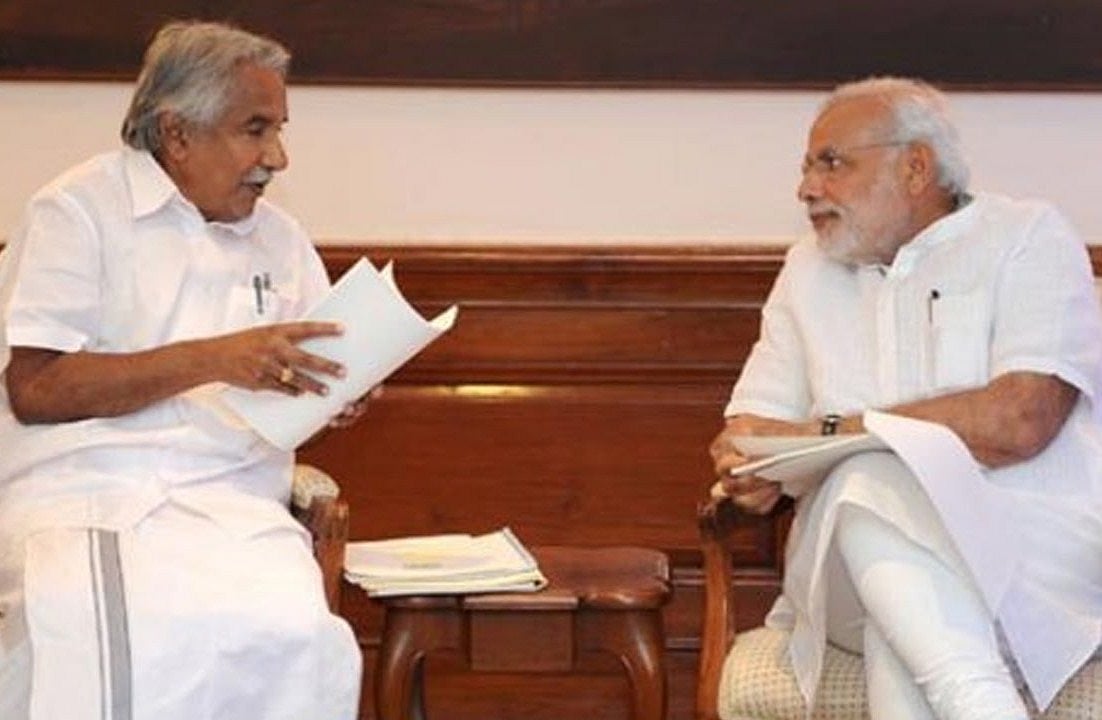 Kerala politicians upset as media report that PMO struck off Chandy's ...