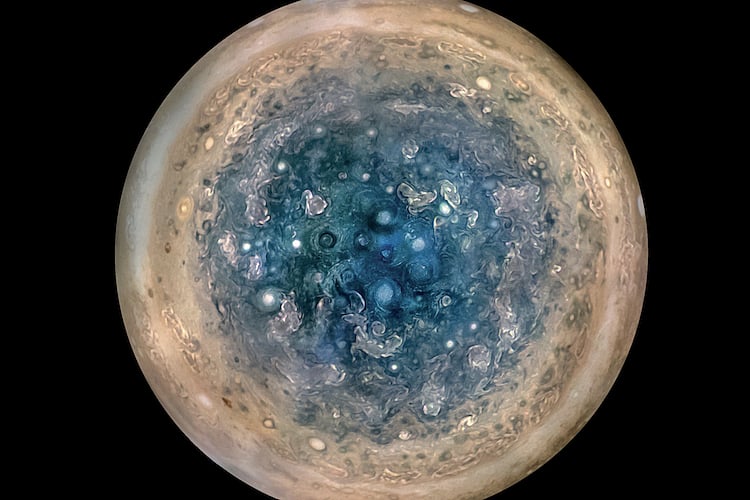 Early images of the closest look at Jupiter's Great Red Spot