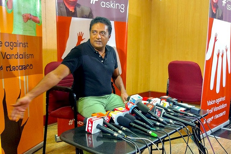 How Can An Mp Stoop So Low Prakash Raj Sends Notice To Bjps Pratap Simha For Trolling