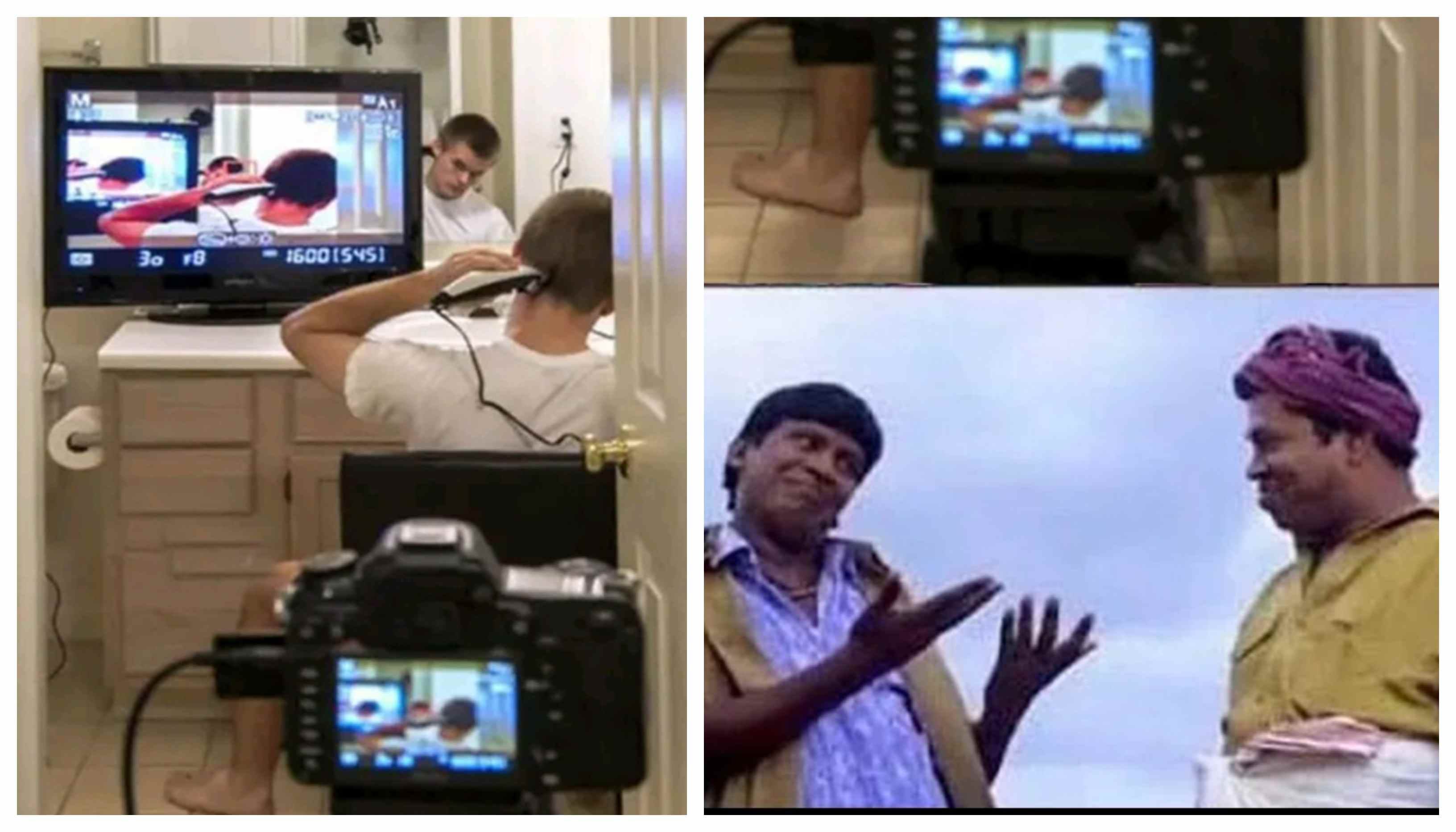 Timepass memes: 'என்ன ஒரு புத்திசாலித்தனம்' | cutting his own hair with ...