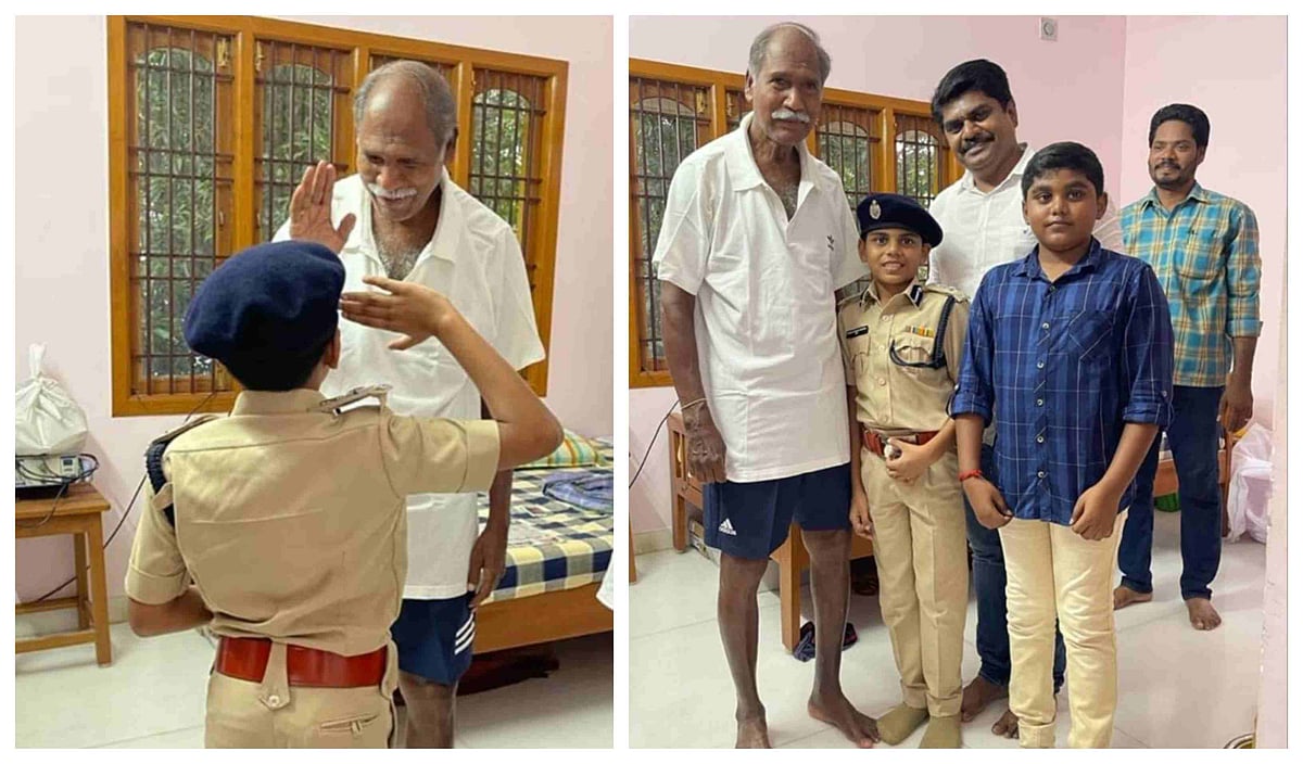 Pondicherry : IPS சீருடையில் முதல்வர் Rangaswamy-யிடம் ஆசி பெற்ற ...