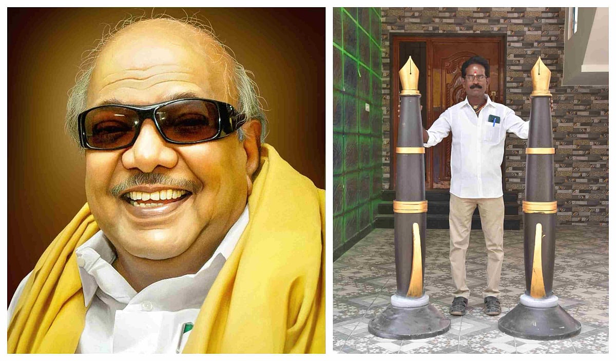 Kalaignar Karunanidhi : புது வீட்டில் கலைஞரின் பேனா சிலை வைத்த ...