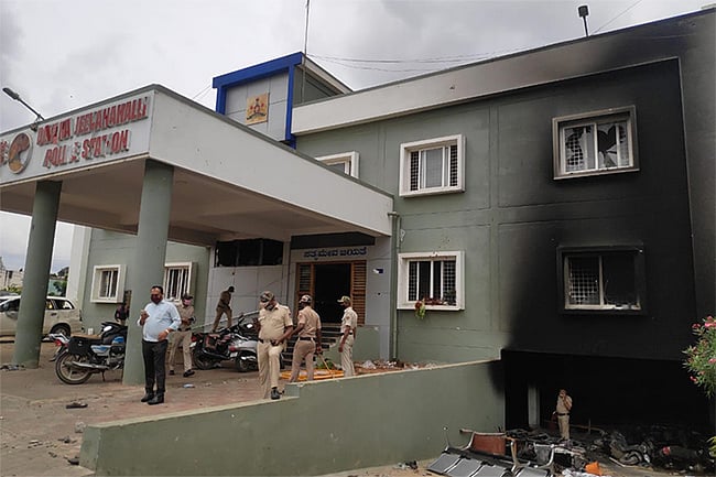 How two police stations in Bengaluru became targets of mob violence on ...