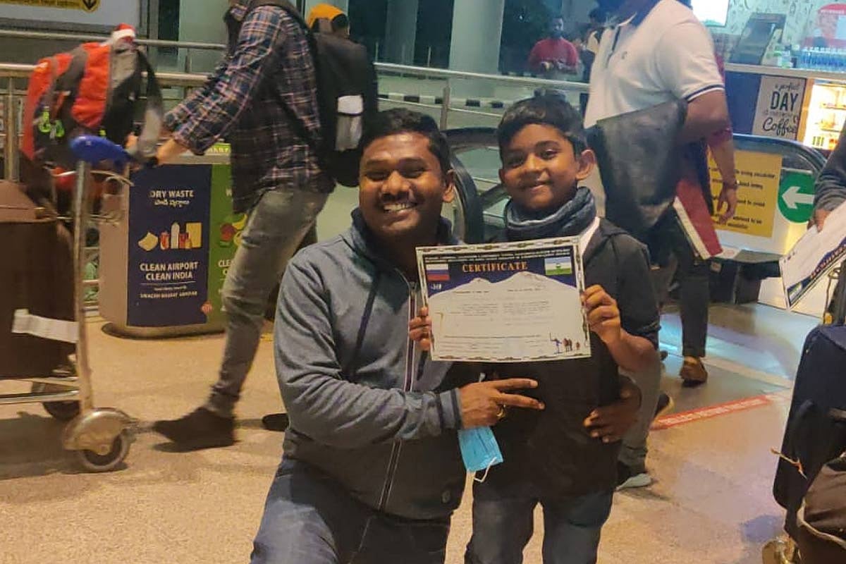 Meet Andhra's Bhuvan Jai, who scaled Europe's tallest peak at the age of 8