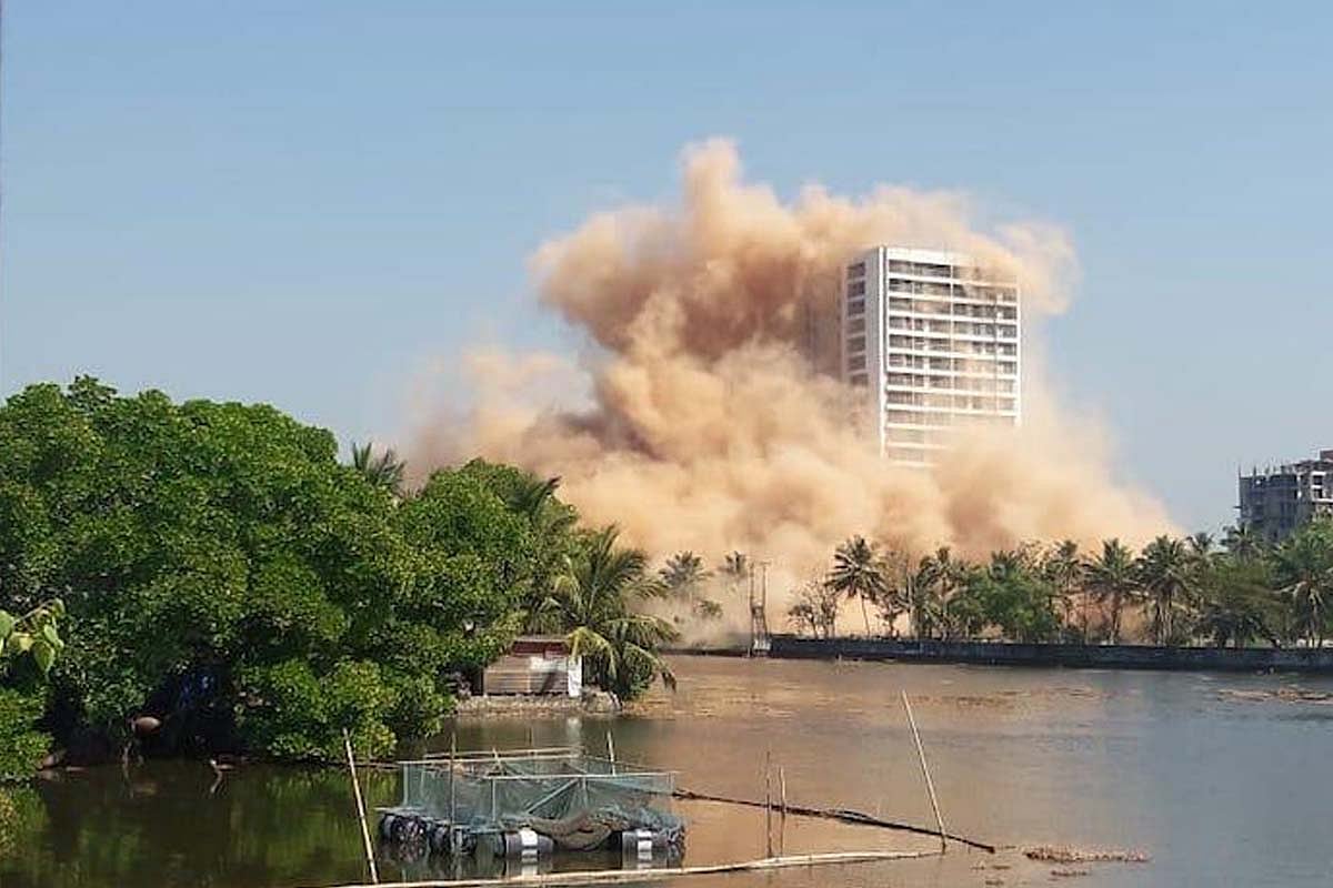 Demolished Maradu flat builders yet to deposit compensation with Kerala ...