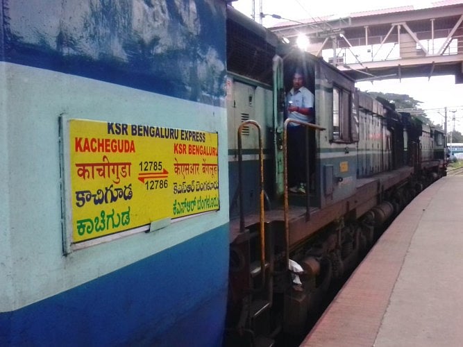 No more boring train journeys: AC coaches in Kacheguda-KSR Bengaluru ...