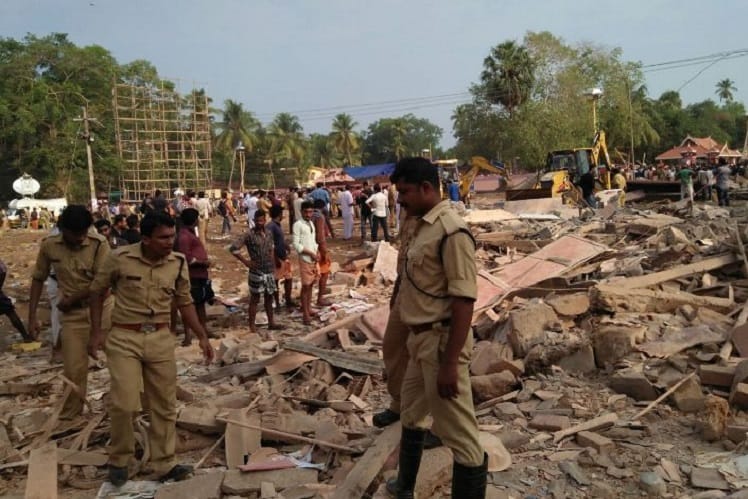 Kerala temple tragedy: Navy and Air Force to aid rescue, relief ops