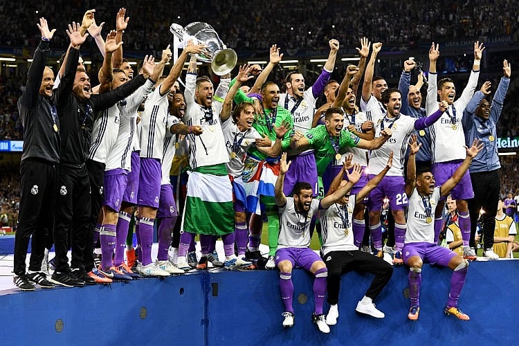 Christiano Ronaldo double secures Real back-to-back Champions League titles