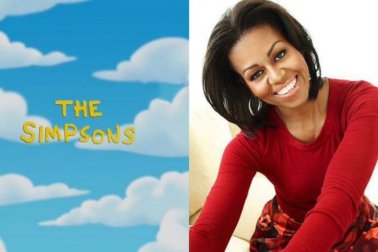 Michelle Obama turned down role in 'The Simpsons'