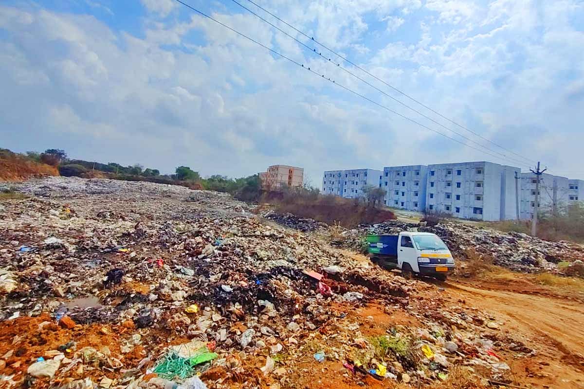 Smoke, foul stench from dumping yard create nightmare for Telangana ...