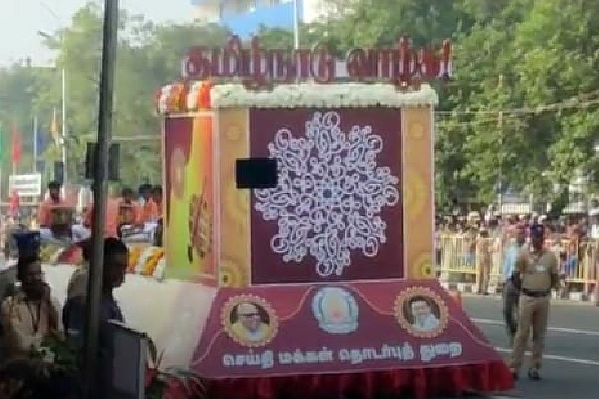 ‘Tamil Nadu Vaazhga’ tableau leads Republic Day parade in Chennai