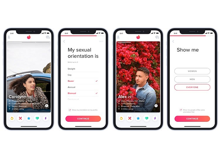 Tinder now allows users to add sexual orientation and gender identity ...