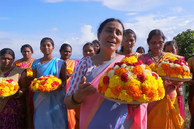 Vimalakka’s Bathukamma song is a celebration – and a protest to save ...