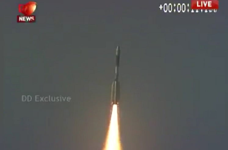 Landmark ISRO moment; launch of GSLV with indigenous cryogenic engine a ...