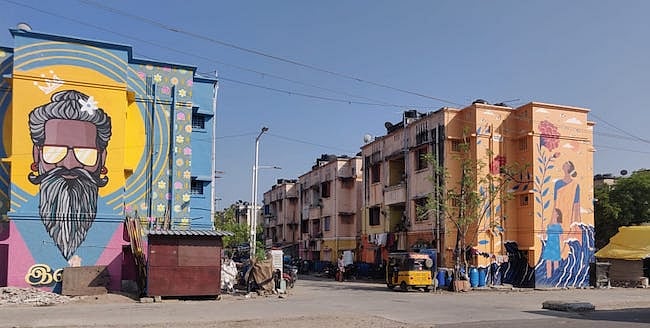 Visiting Chennai's Kannagi Nagar, a year after it was given 'art ...