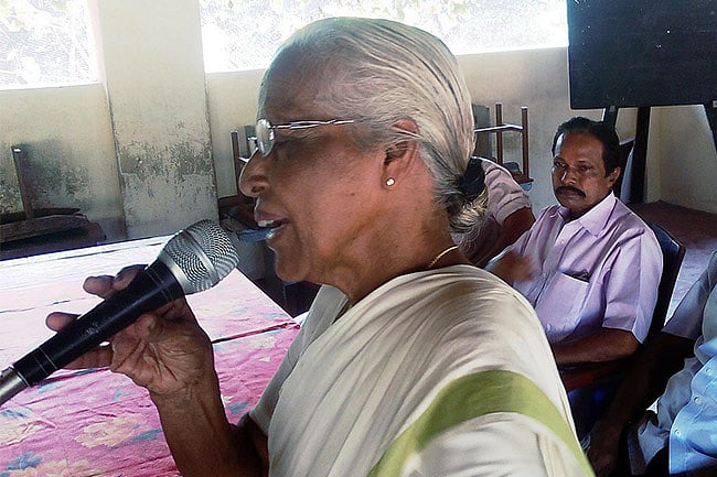 88-year-old Kerala singer Medini’s voice still burns with spirit of ...