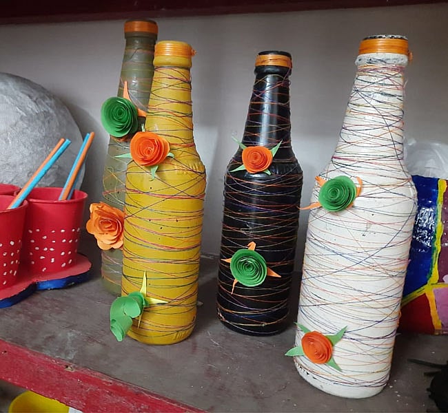 Art And Craft Ideas With Waste Material