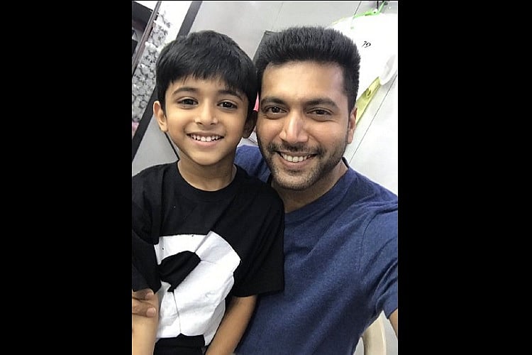 Double happiness for Jayam Ravi: Son Aarav to play his reel son in his ...
