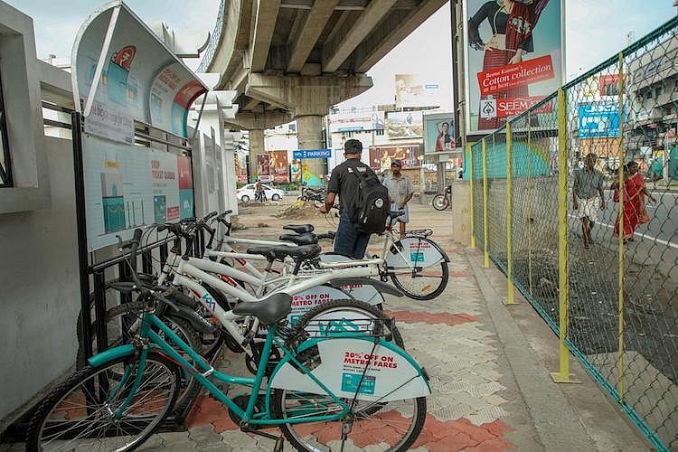 Going the green way: Kochi Metro launches cycle sharing system