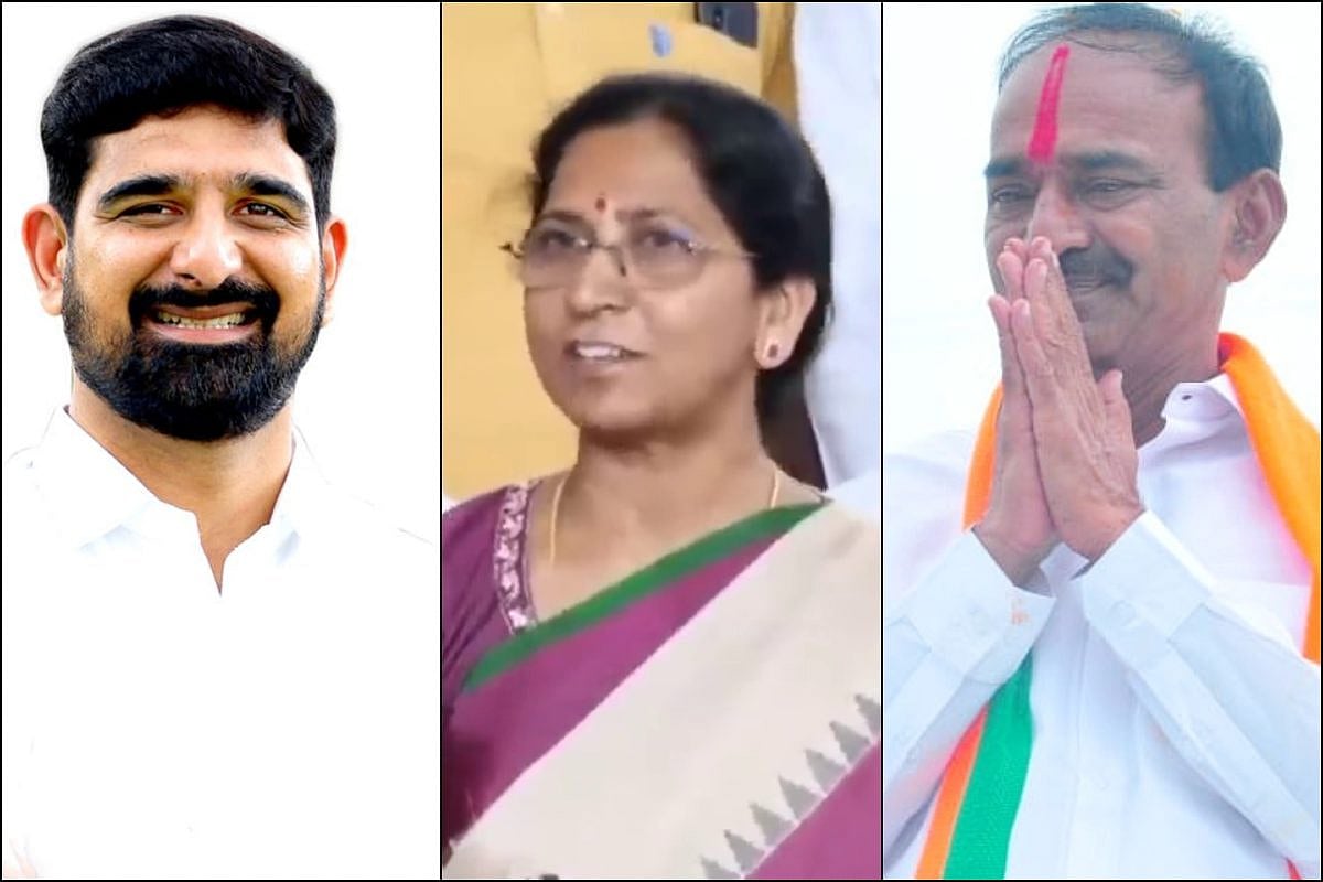 BJP MLA Eatala Rajender’s wife alleges death threat from BRS MLC Padi ...